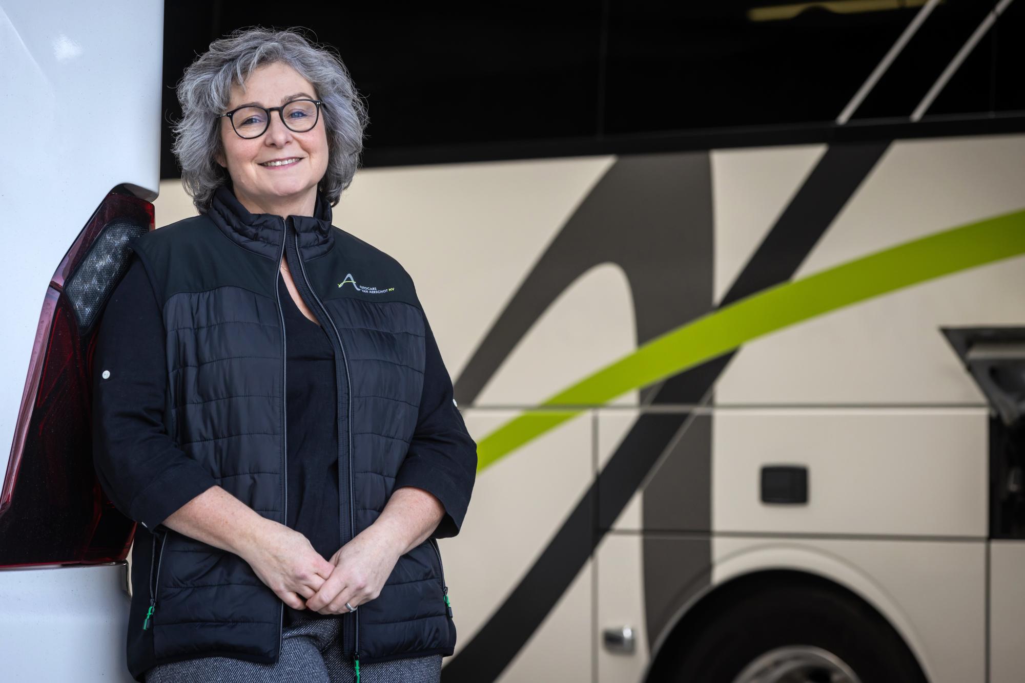 Katty Van Welde over haar rit aan het stuur van Autocars Van Aerschot ...
