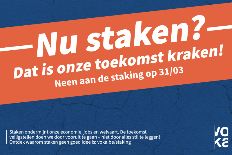 Voka over staking: "Verlies kan in één dag oplopen tot 41 miljoen in ...